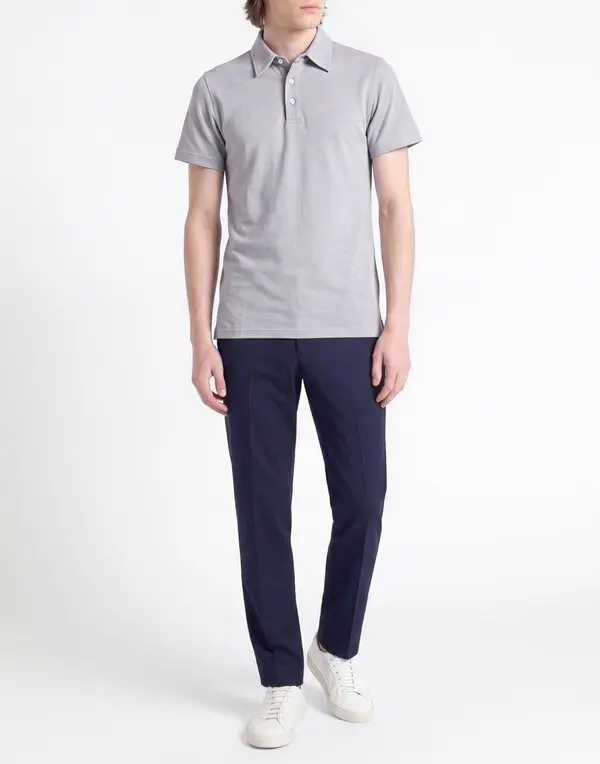 MOORER Polo Shirt Size Cotton, Elastane
