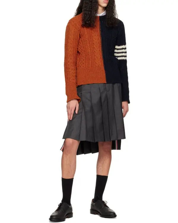 Thom Browne Classic-rise Pleated Skirt