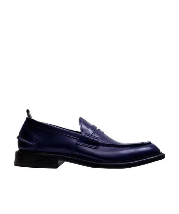GREEN GEORGE Round Head Formal Business Shoes - Black