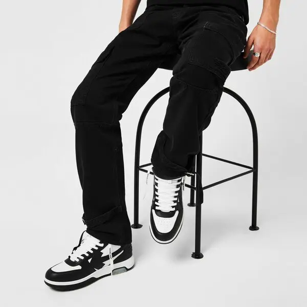 Off-White Trendy Mid-top Sneakers
