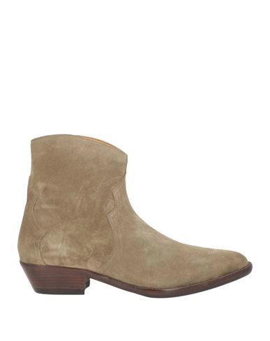 Isabel Marant Étoile Ankle Boots Khaki Size Calfskin - Beige