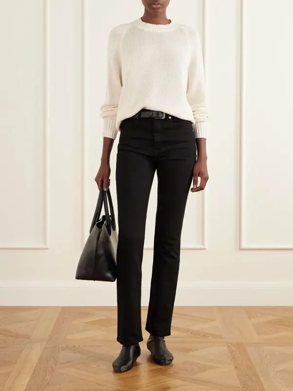 JAMIE HALLER The Slim Stovepipe Skinny-leg Denim Pants