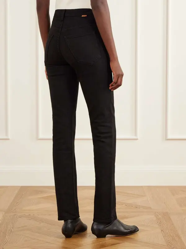 JAMIE HALLER The Slim Stovepipe Skinny-leg Denim Pants