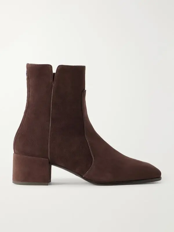 JIMMY CHOO Eliot 45 Suede Ankle Boots - Brown