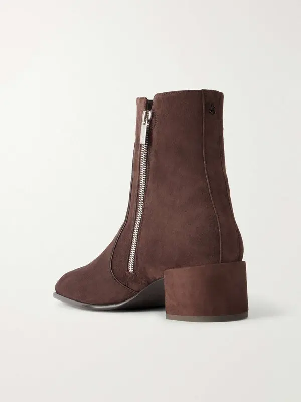 JIMMY CHOO Eliot 45 Suede Ankle Boots
