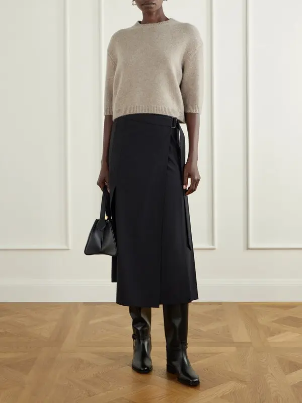 JIMMY CHOO Lawton Leather Knee Boots - Black