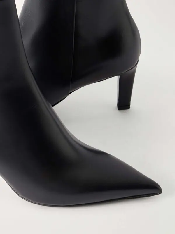 JIMMY CHOO Frankie 65 Leather Ankle Boots