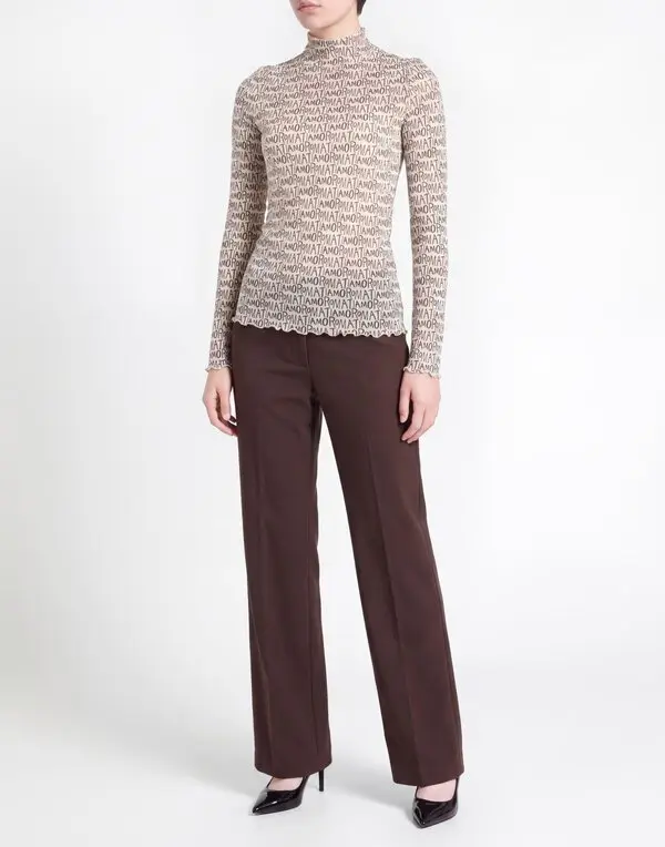 ALYSI T-shirt Ivory Size Modal, Wool