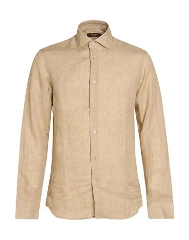MOORER Shirt Sand Size Linen