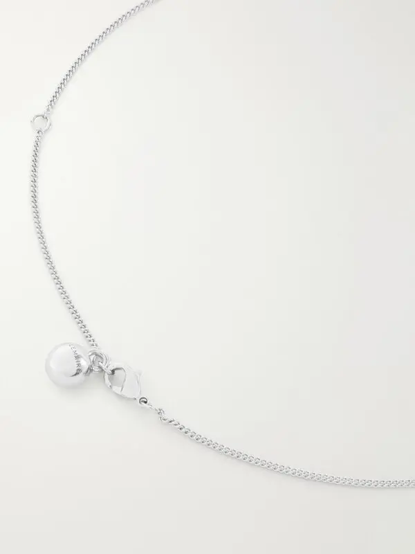 LEMAIRE Agate Necklace - Silver