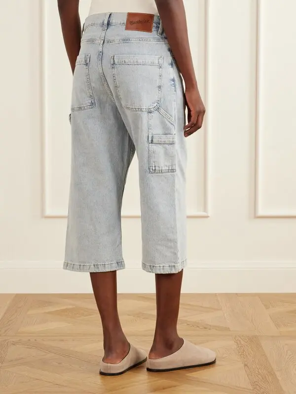 SANDERLAK Low-rise Wide-leg Jeans
