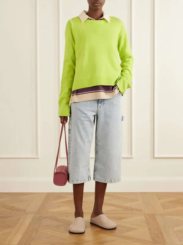 SANDERLAK Low-rise Wide-leg Jeans