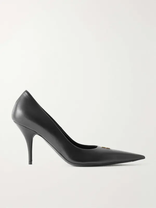 Balenciaga Avenue Bb 90 Leather Pumps