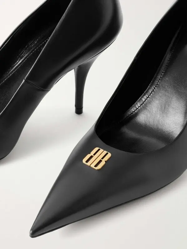 Balenciaga Avenue Bb 90 Leather Pumps