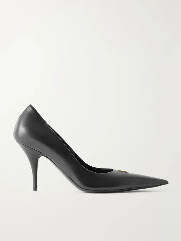 Balenciaga Avenue Bb 90 Leather Pumps