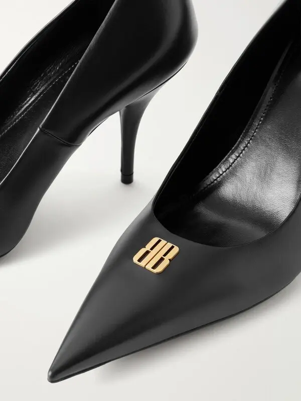 Balenciaga Avenue Bb 90 Leather Pumps