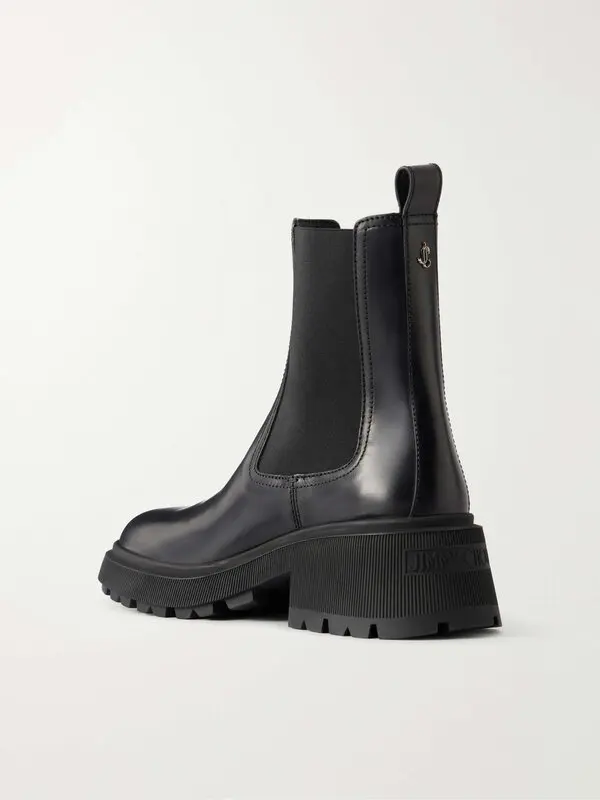 JIMMY CHOO Tamia Leather Ankle Boots