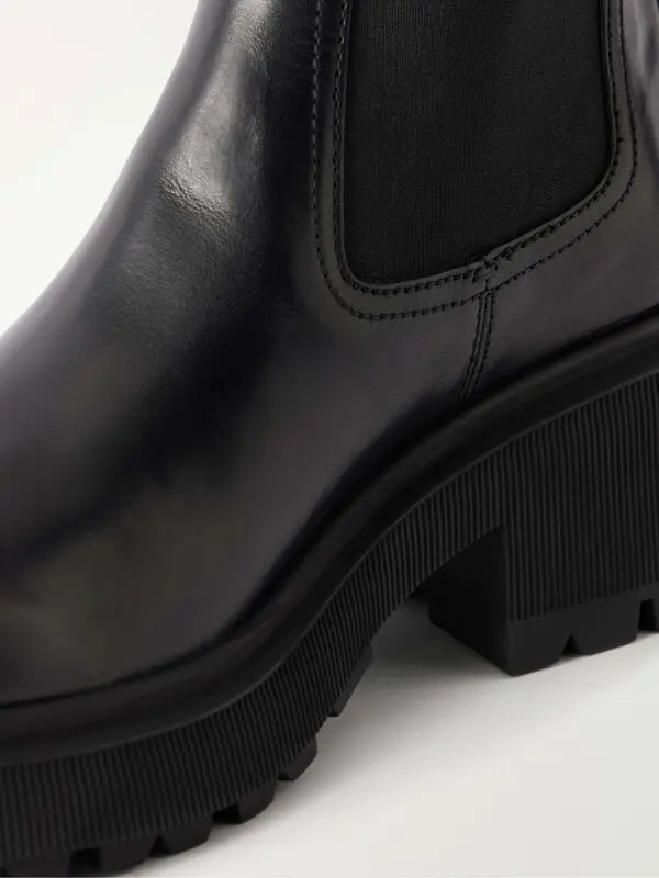 JIMMY CHOO Tamia Leather Ankle Boots