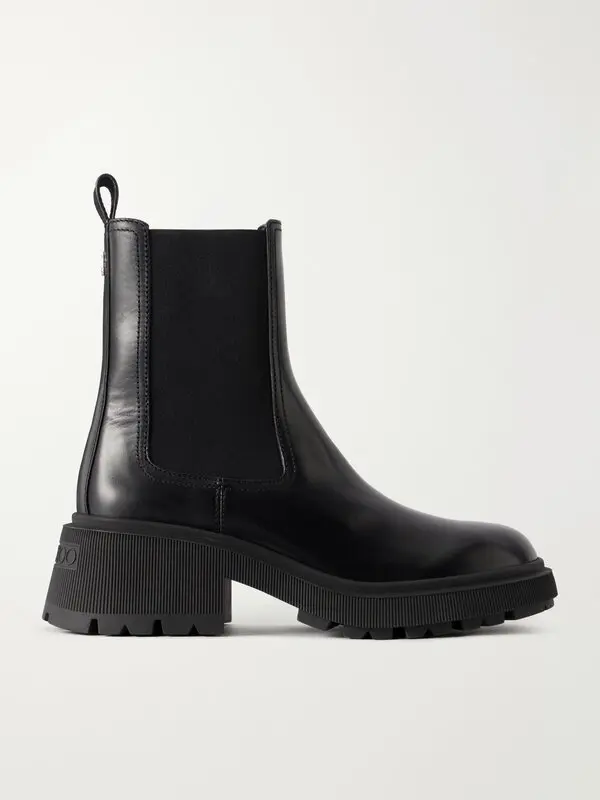 JIMMY CHOO Tamia Leather Ankle Boots
