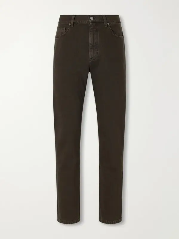 Zegna Roccia Slim-fit Garment-dyed Jeans