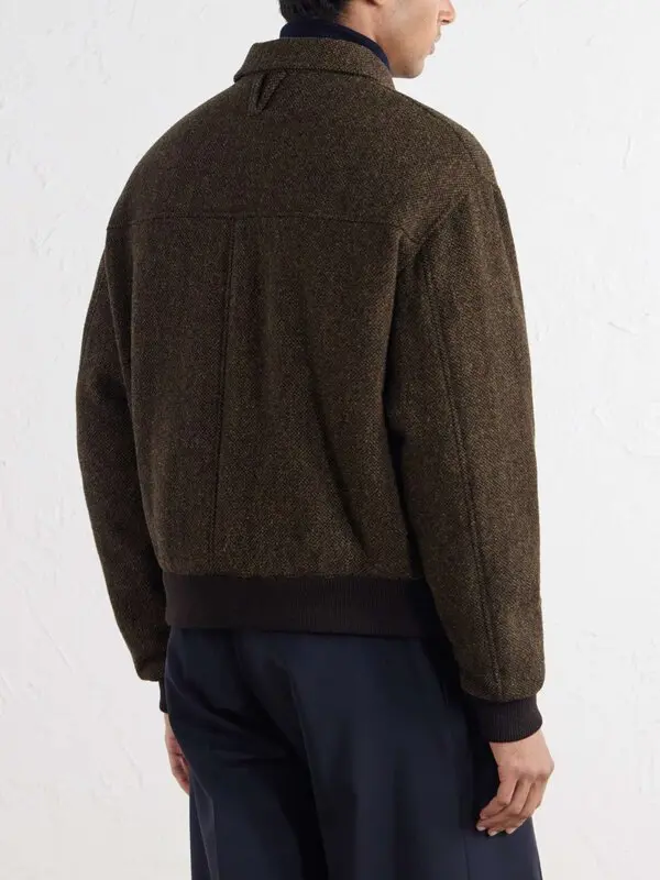 VALSTAR Colin Virgin Wool Bomber Jacket
