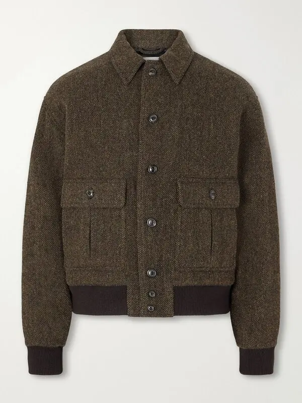 VALSTAR Colin Virgin Wool Bomber Jacket