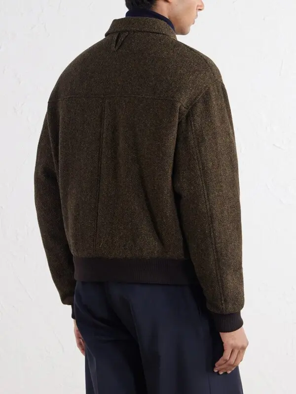 VALSTAR Colin Virgin Wool Bomber Jacket