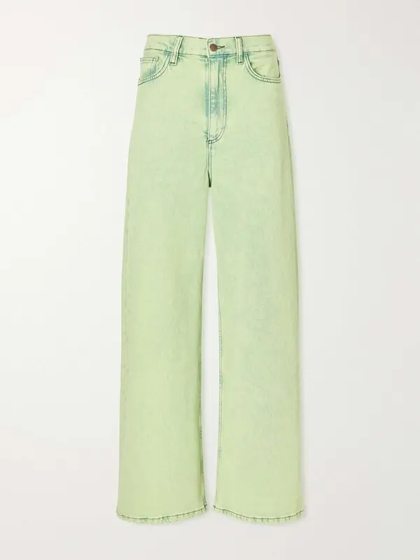 SANDERLAK Mid-rise Wide-leg Jeans