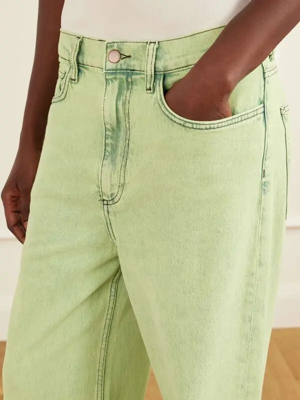 SANDERLAK Mid-rise Wide-leg Jeans