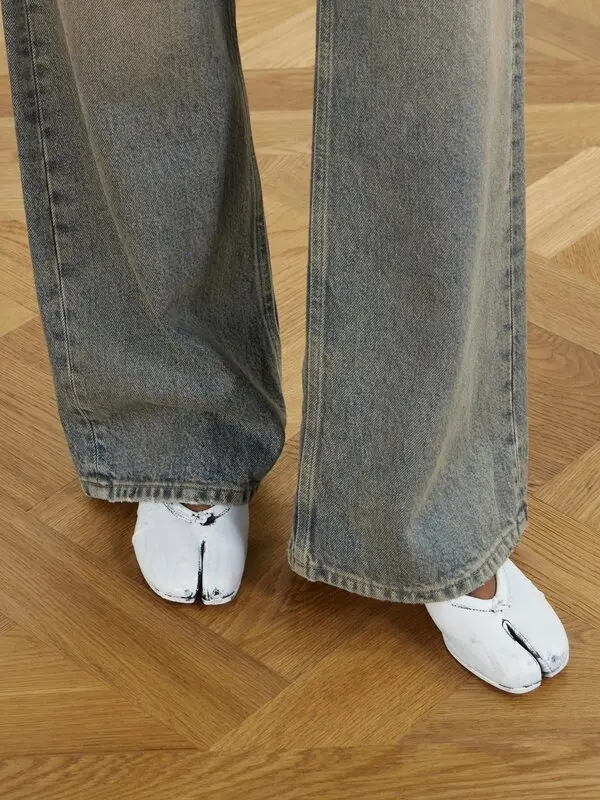 MAISON MARGIELA Tabi Split-toe Leather Pumps - Neutrals