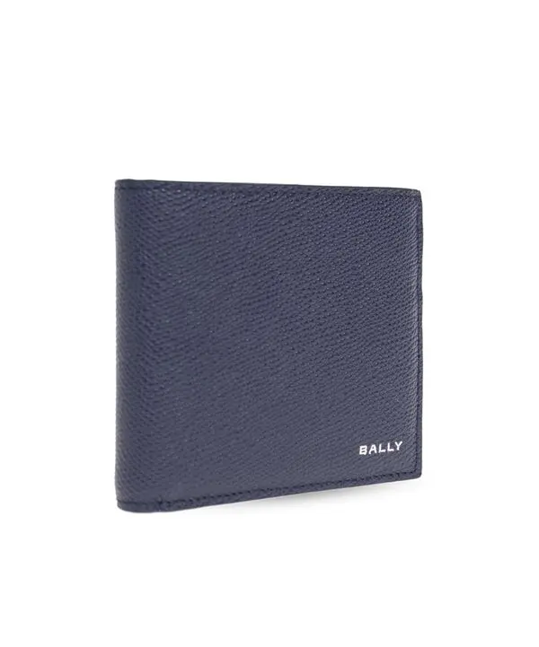 Bally Logo Detailed Bi-fold Wallet