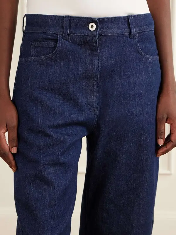 Another Tomorrow High-rise Organic Barrel-leg Jeans