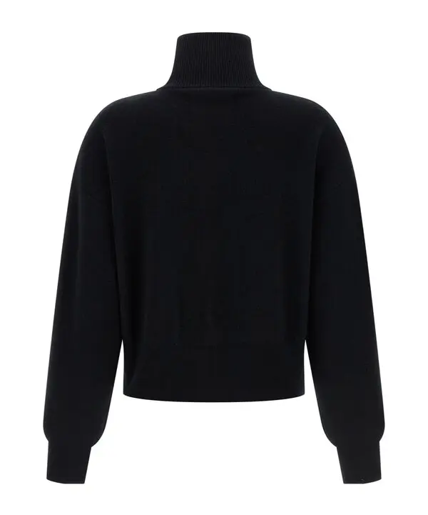 Extreme Cashmere High-neck Zip Cardigan