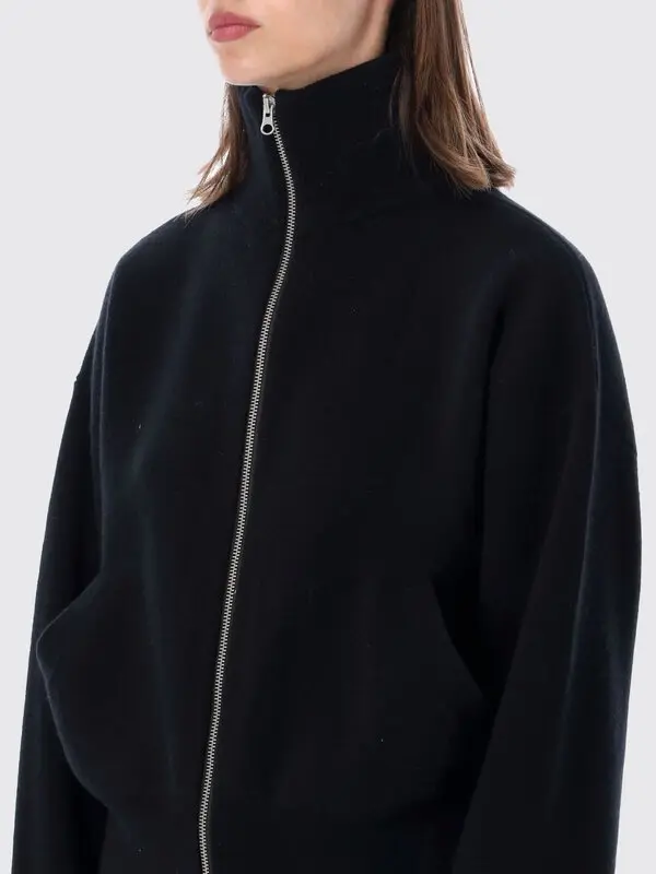 Extreme Cashmere High-neck Zip Cardigan