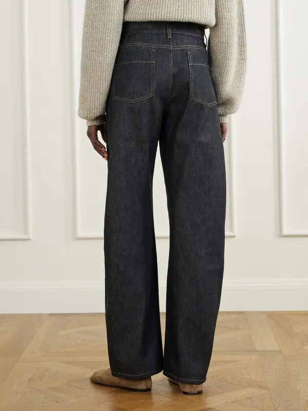 LEMAIRE High-waist Barrel-leg Jeans