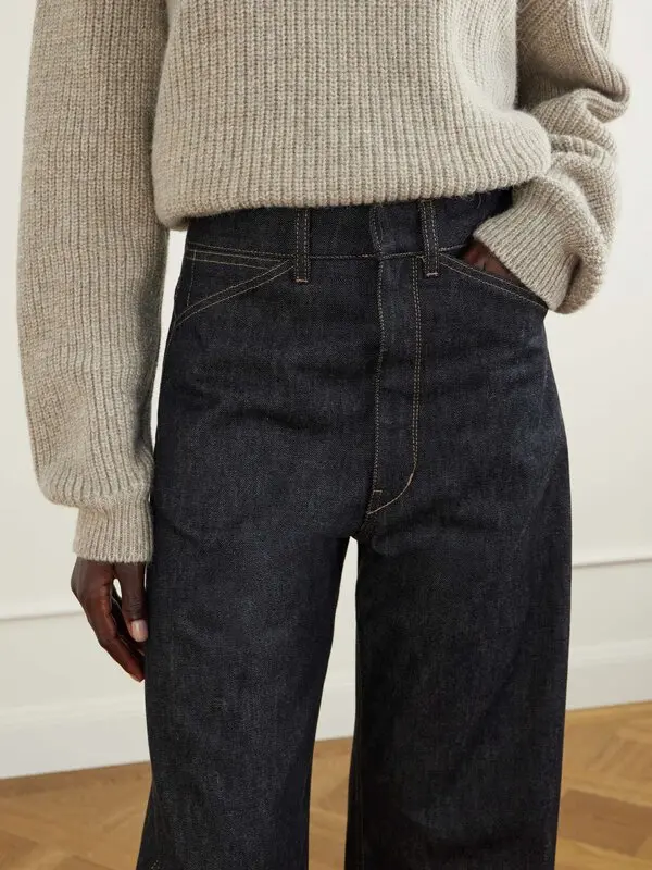 LEMAIRE High-waist Barrel-leg Jeans