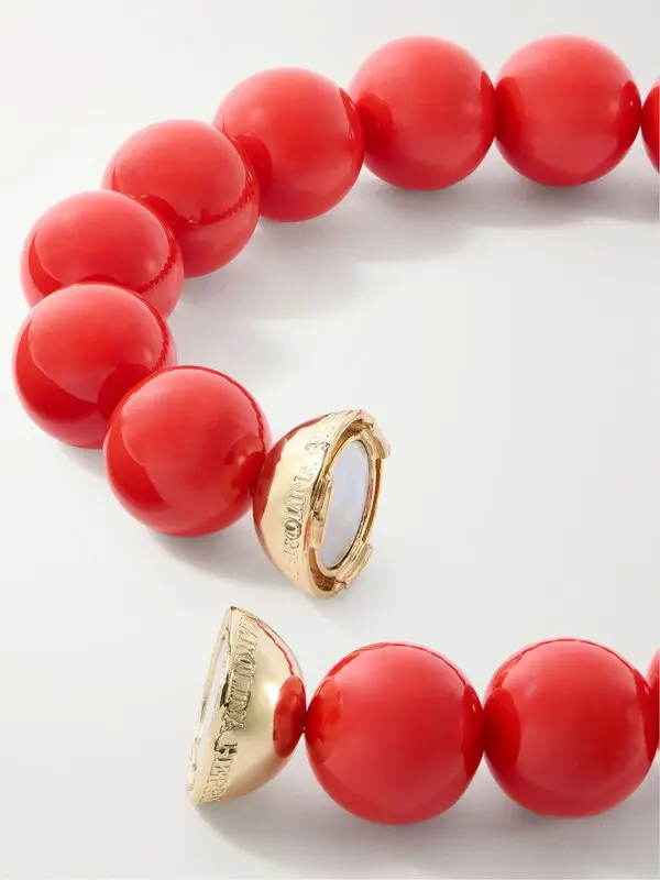 Carolina Herrera Ball Resin Necklace