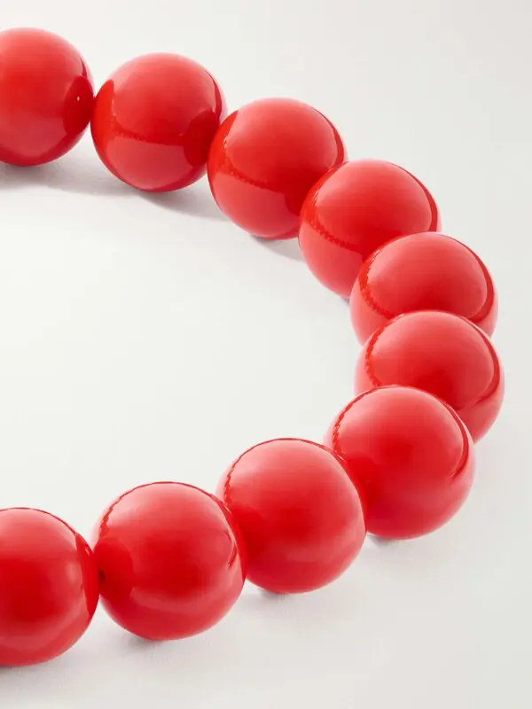 Carolina Herrera Ball Resin Necklace