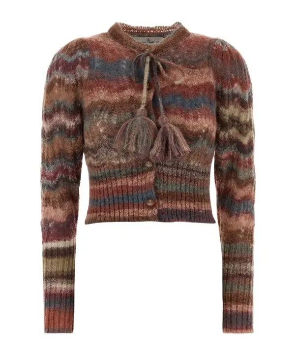 VIVIENNE WESTWOOD Flora Cropped Cardigan - Multi-color