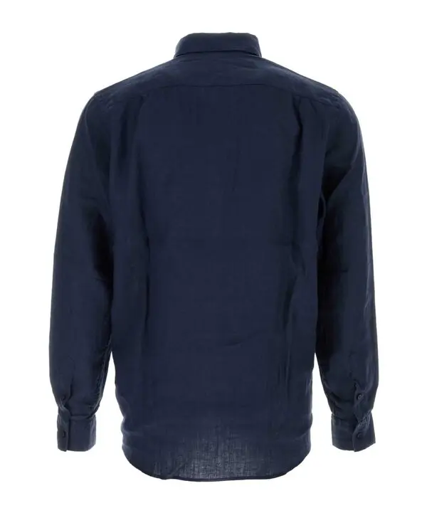 Vilebrequin Long Sleeve Pocket Linen Shirt