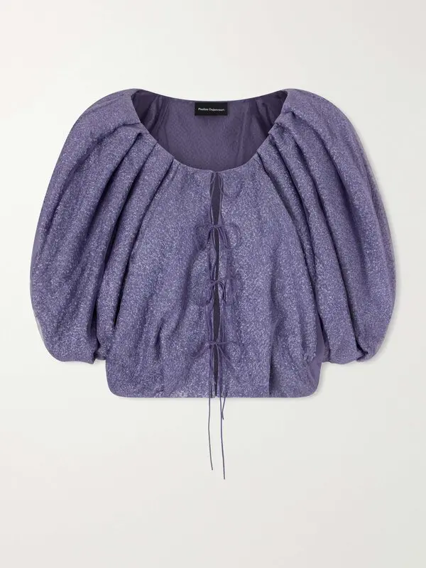 PAULINE DUJANCOURT Lauren Printed Tulle Jacket