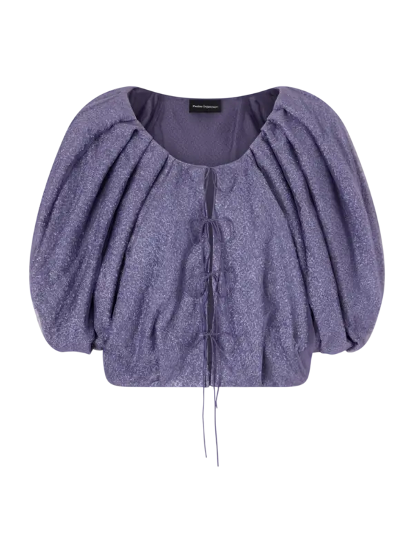 PAULINE DUJANCOURT Lauren Printed Tulle Jacket