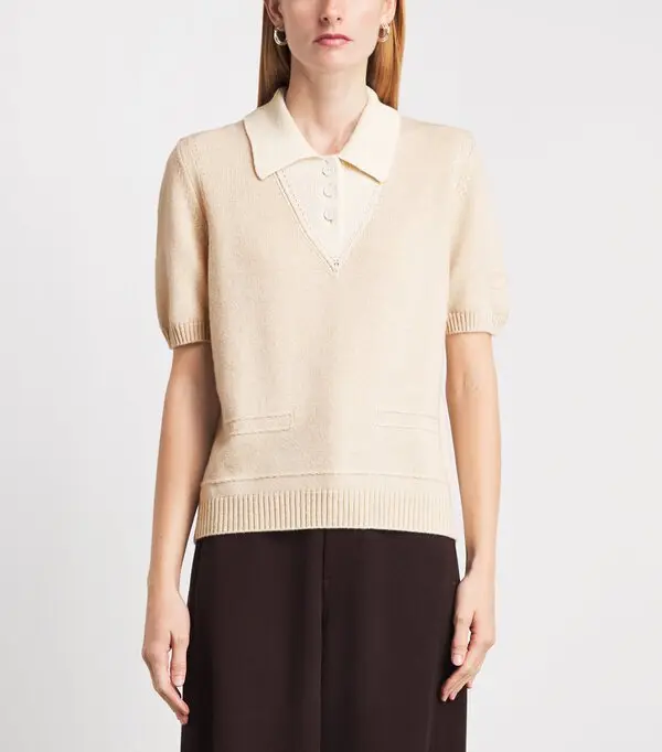 BARRIE Cashmere Polo Shirt