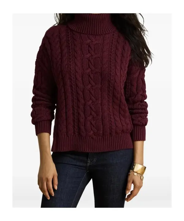 Ralph Lauren Cable-knit Long-sleeve Sweater