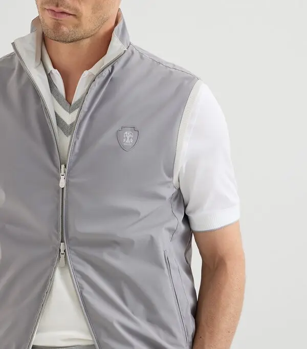 Brunello Cucinelli Water-resistant Crest Reversible Gilet