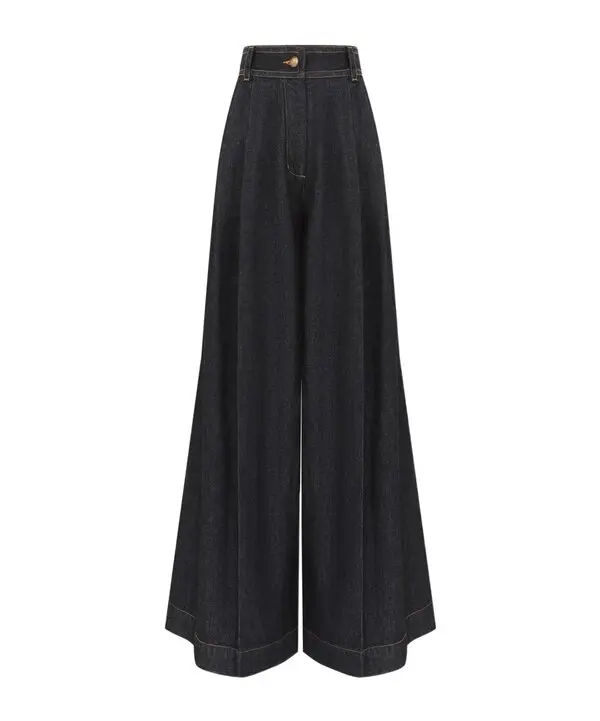 Zimmermann Logo Jeans - Agate Blue