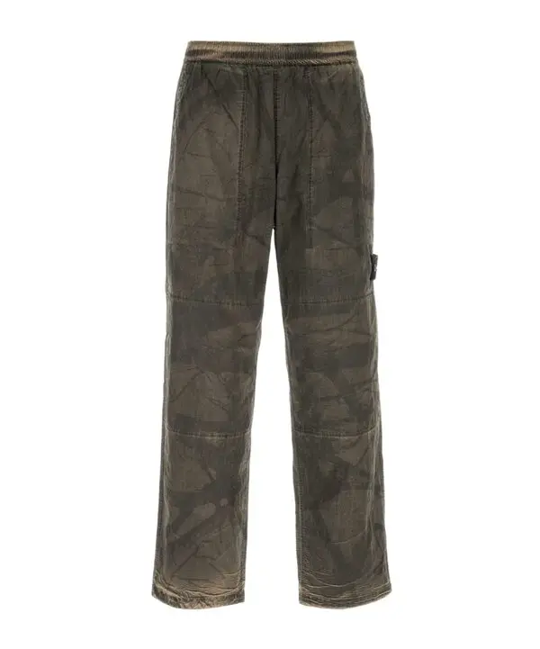 Stone Island Elastic Waist Casual Pants