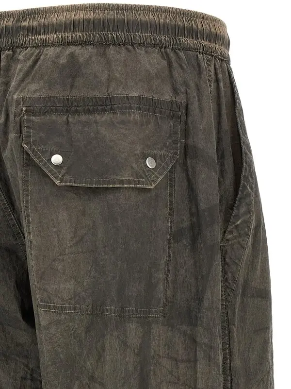 Stone Island Logo Patch Straight Leg Pants