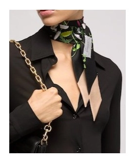 Gucci Printed Gg Silk Twill Ribbon