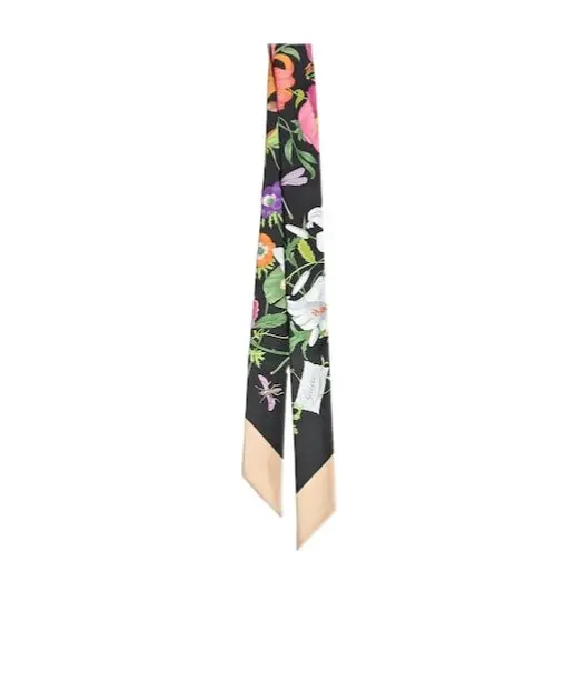 Gucci Printed Gg Silk Twill Ribbon - Multicolor